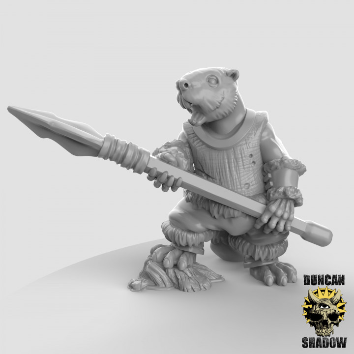 Descargar Beaver Folk with Spears (Pre Supported) de Duncan Shadow