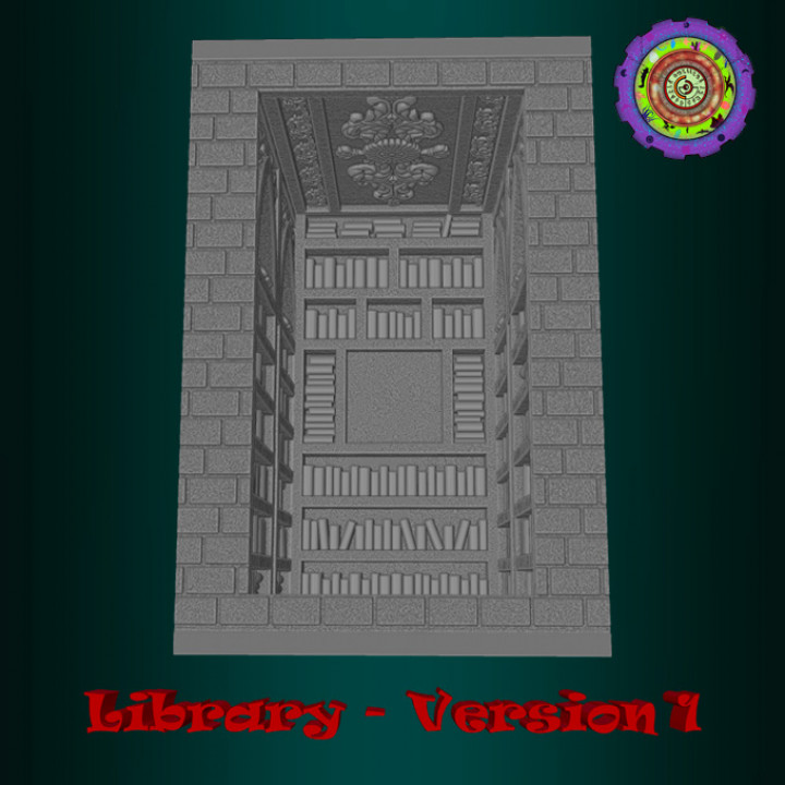 3D Printable Library-Version 1 by C2Dwellers