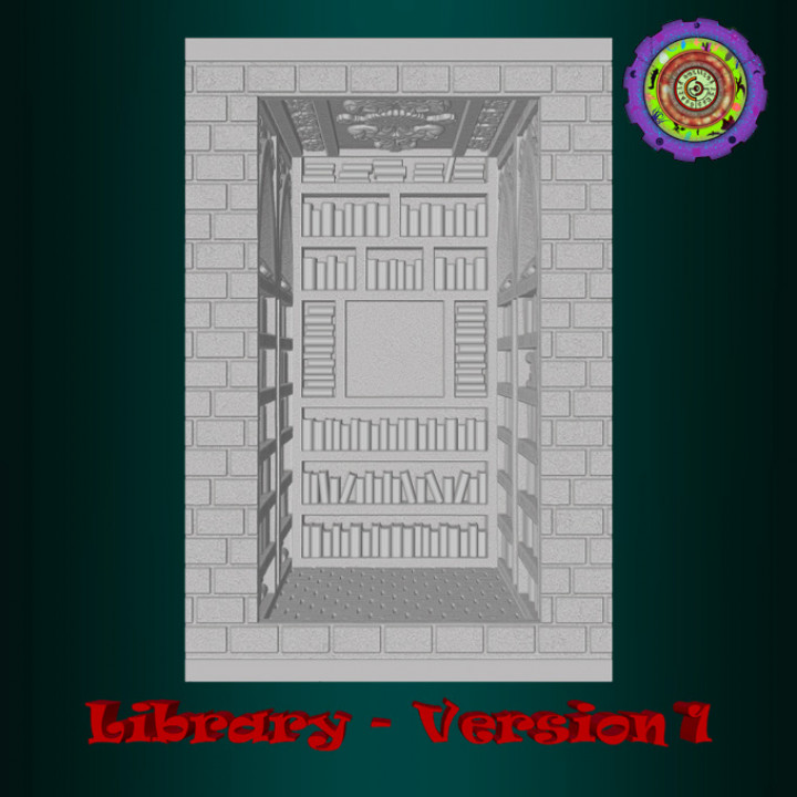 3D Printable Library-Version 1 by C2Dwellers