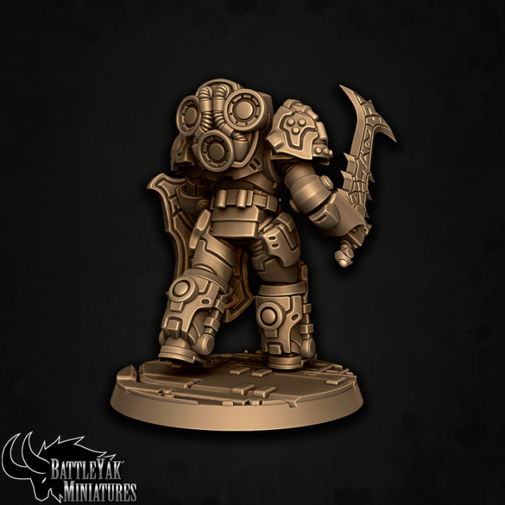 3D Printable Sentinel-Paladin Close-Combat Warrior A by Battle Yak ...