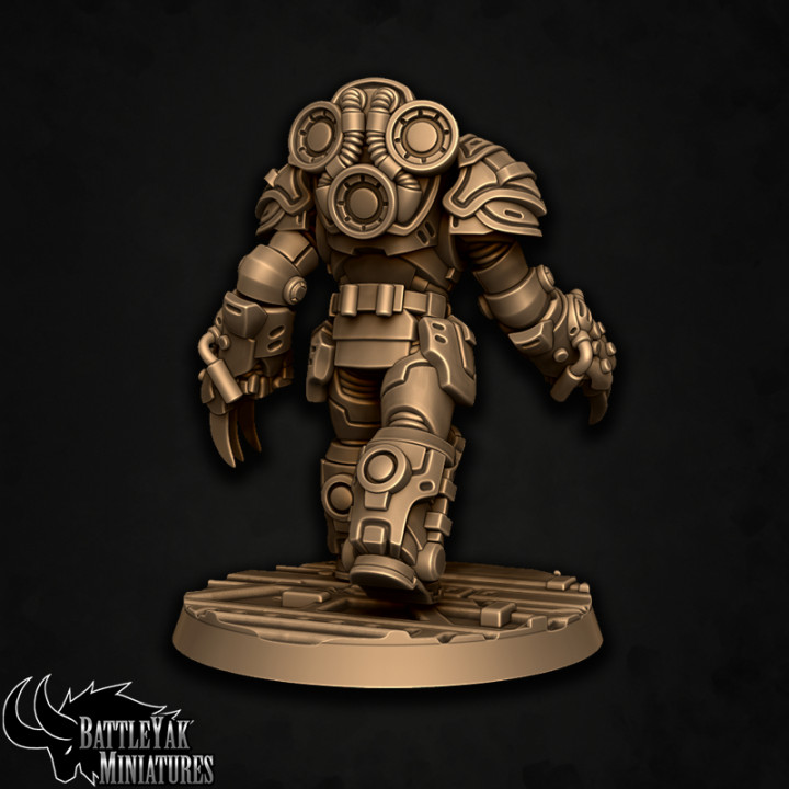 3D Printable Sentinel-Paladin Close-Combat Warrior F by Battle Yak ...