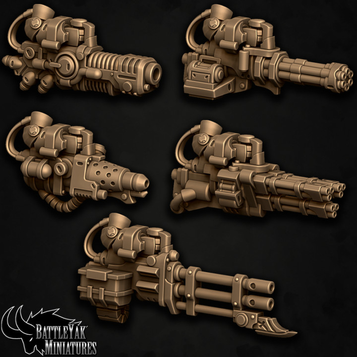 3D Printable Sentinel-Paladin Ranged Warrior E by Battle Yak Miniatures