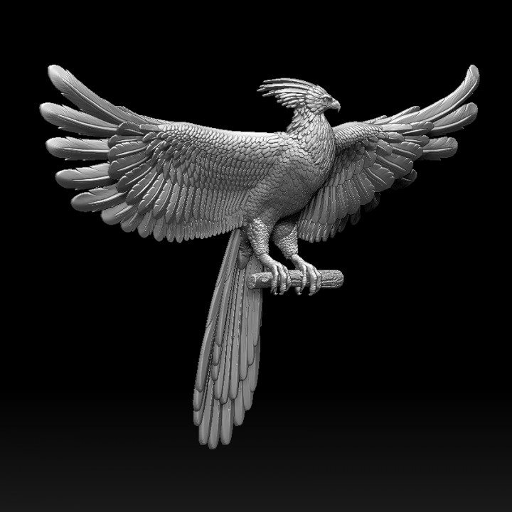 3D Printable phoenix by 3Dimontis