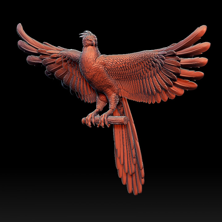 3D Printable phoenix by 3Dimontis