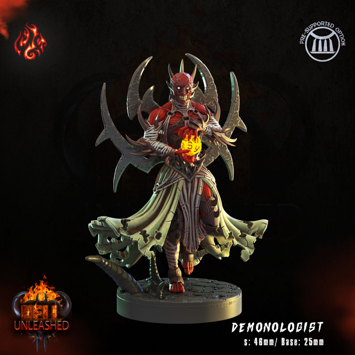 3D Printable Demonologist by Crippled God Foundry