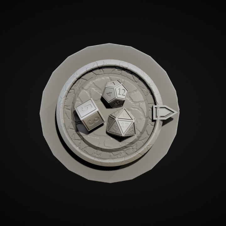 3D Printable Spinner Dice Set - New Type of Dice by Lazy Bear