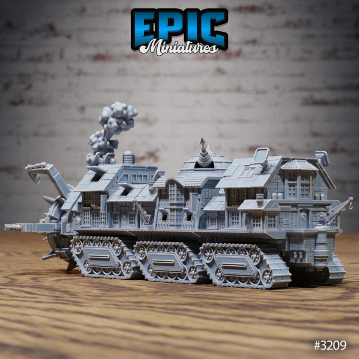 3D Printable Maxi Drill Steam Engine / Siege Engine / Settler Machine ...