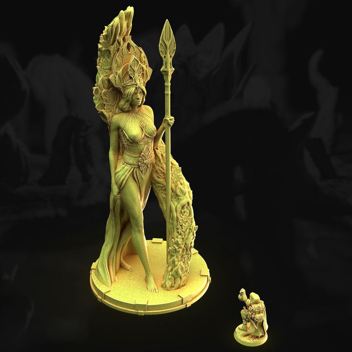 3D Printable The Goddess of Life - Statue by 3DHexes