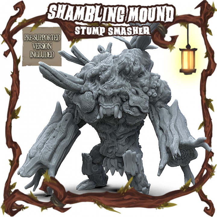 3D Printable Shambling Mound: Stump Smasher by RocketPigGames