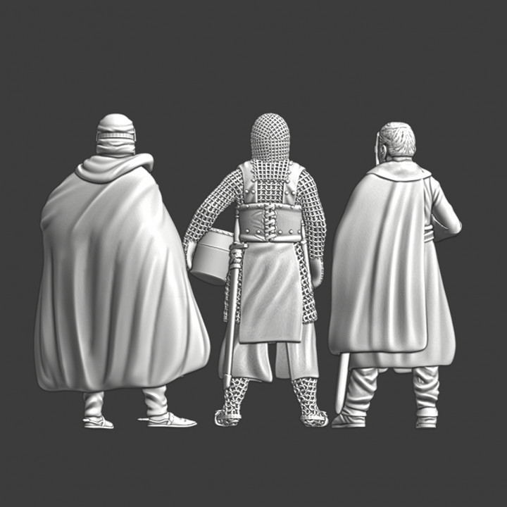 3D Printable Leper Knights of Lazarus - resting by Northern Crusades ...