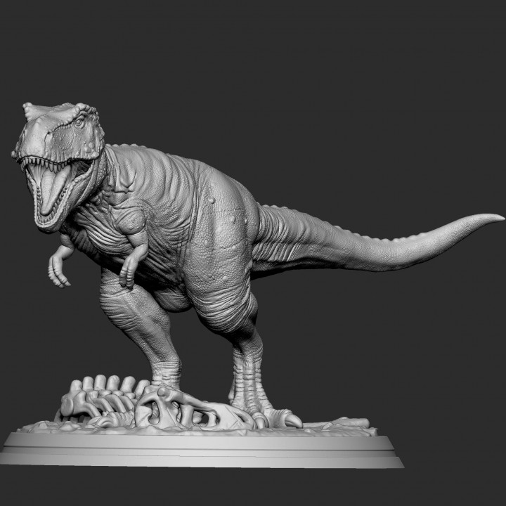 3D Printable TYRANNOSAURUS (T-REX) by YD STUDIO