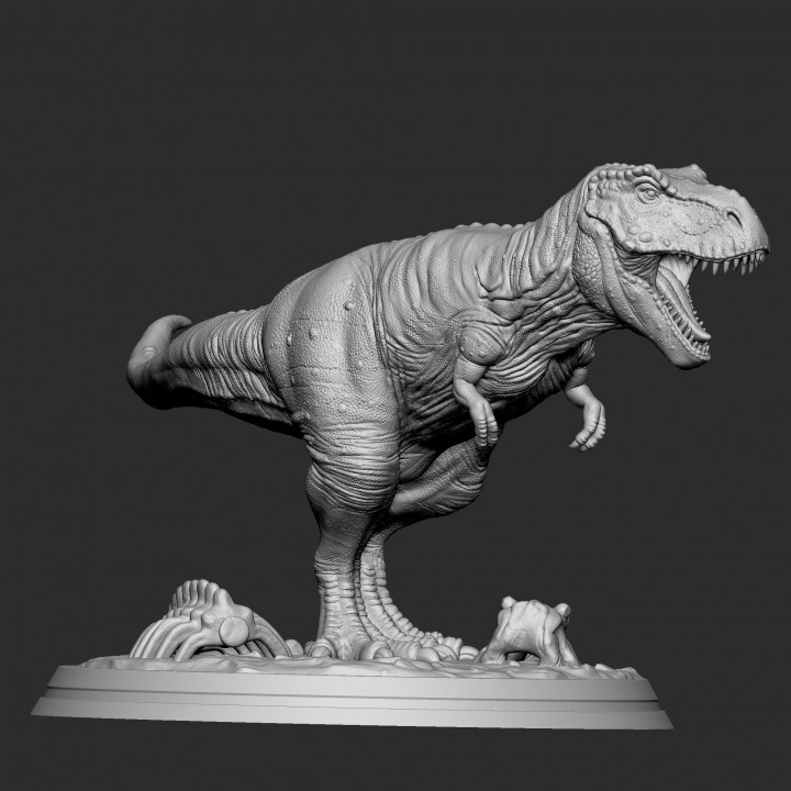 3D Printable TYRANNOSAURUS (T-REX) by YD STUDIO