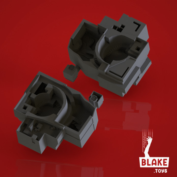 3D Printable Quake 2 - The Edge (Q2DM1) by blake.toys