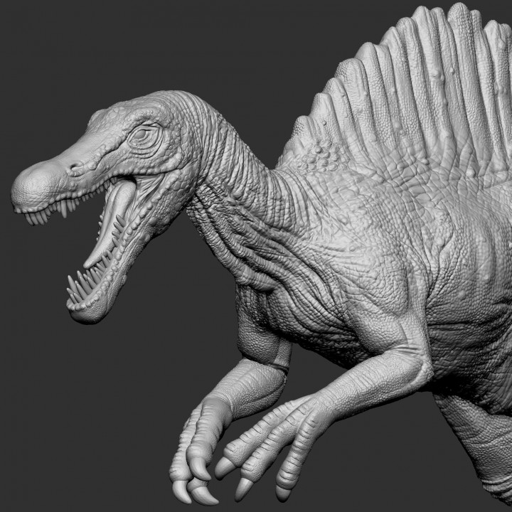 3D Printable SPINOSAURUS by YD STUDIO
