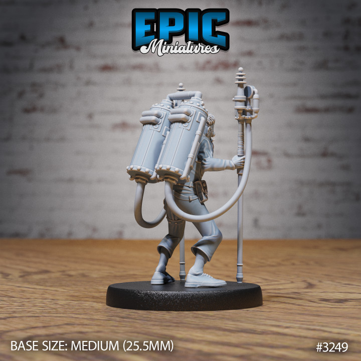 3D Printable Inventor Joseph Experiment / Steampunk Mechanic / Iron ...