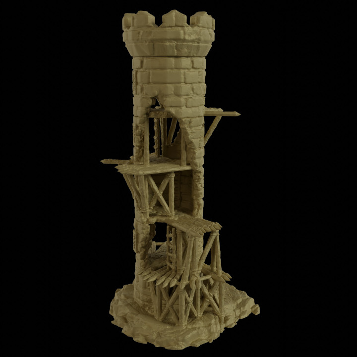 3D Printable Infested Lookout Tower - Tabletop Terrain - 28 MM by ...