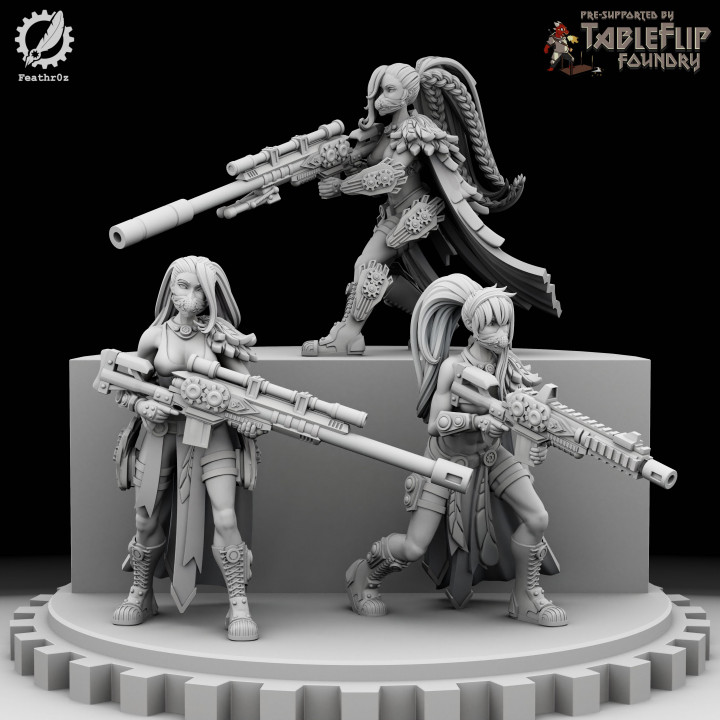 3D Printable Pack - Aurora Vanguard - Sergeant_P05 by feathr0z