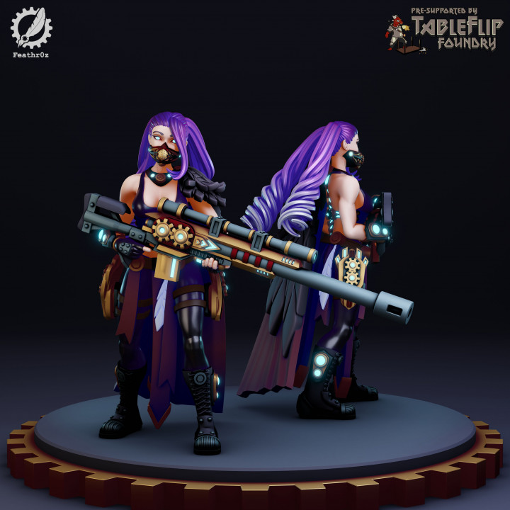 3D Printable Pack - Aurora Vanguard - Sergeant_P05 by feathr0z