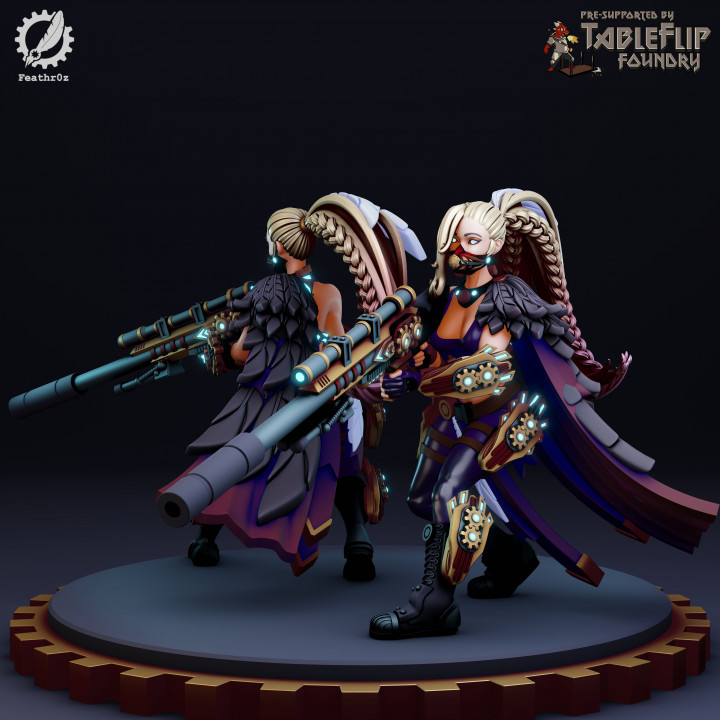 3D Printable Pack - Aurora Vanguard - Sergeant_P05 by feathr0z