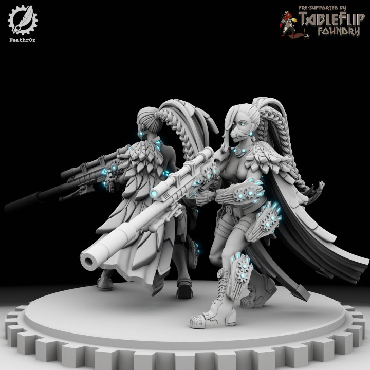 3D Printable Pack - Aurora Vanguard - Sergeant_P05 by feathr0z