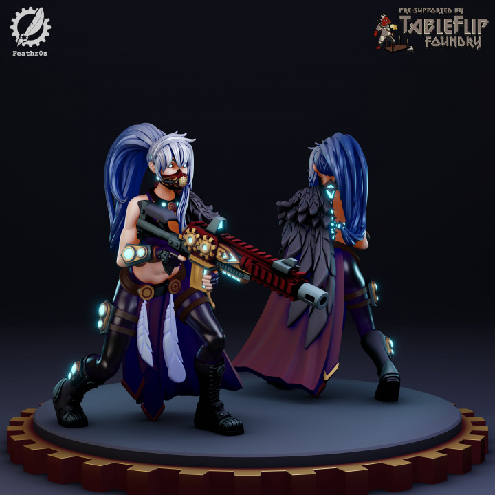 3D Printable Pack - Aurora Vanguard - Sergeant_P05 by feathr0z