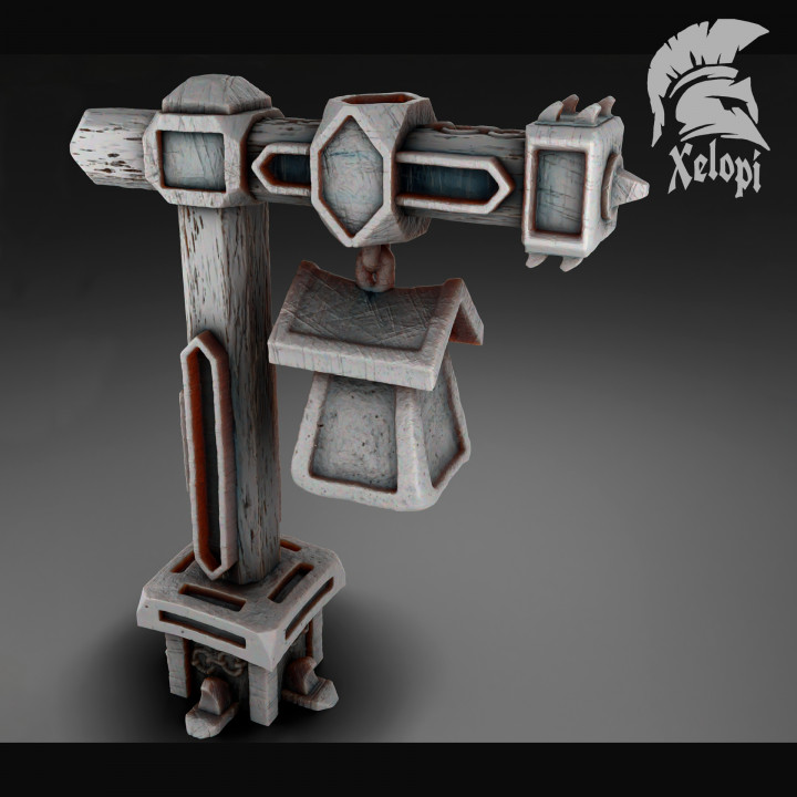 3D Printable Medieval props | STL | 28mm |32mm |75mm by Creator