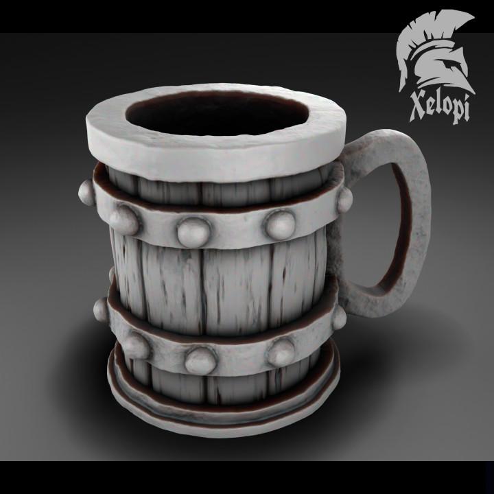 3D Printable Medieval props | STL | 28mm |32mm |75mm by Creator