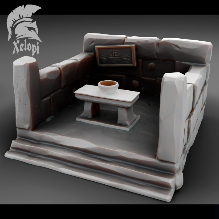 3D Printable Medieval props | STL | 28mm |32mm |75mm by Creator