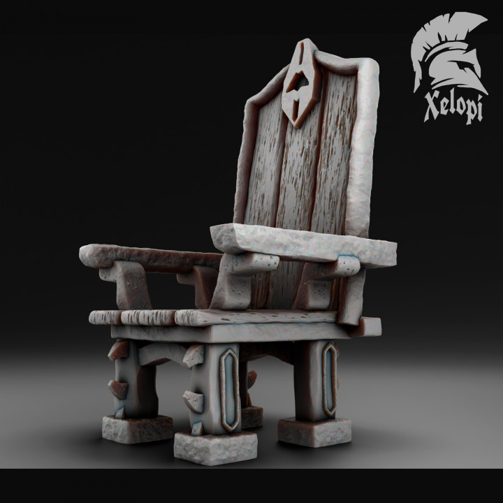 3D Printable Medieval props | STL | 28mm |32mm |75mm by Creator