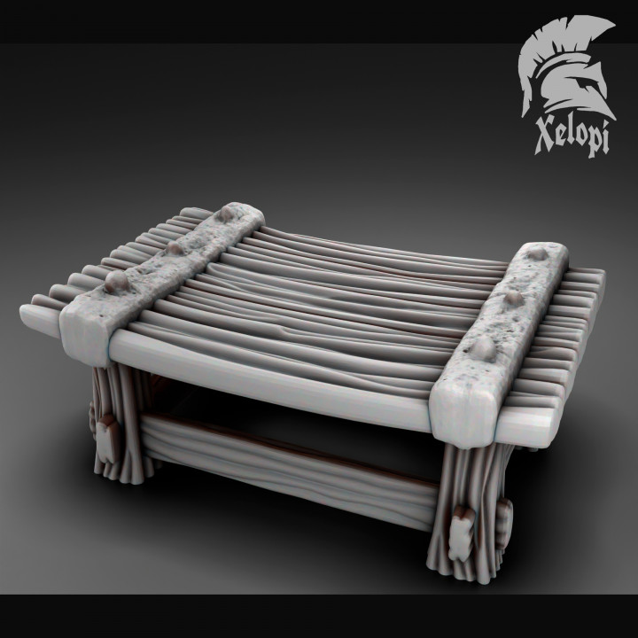 3D Printable Medieval props | STL | 28mm |32mm |75mm by Creator