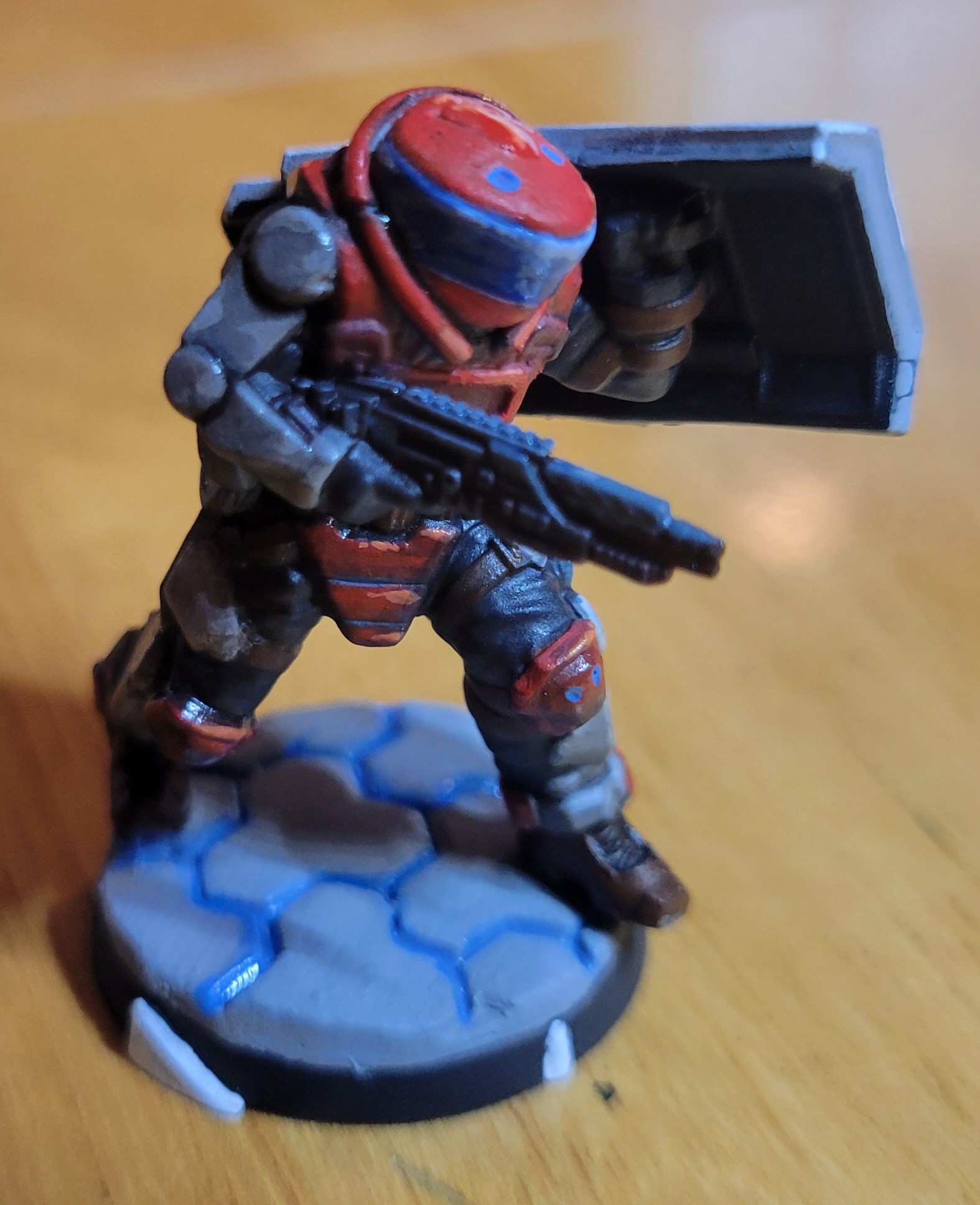 3D Printable Cyberpunk - Anti-Riot Police Officer02 - RAID44 police ...