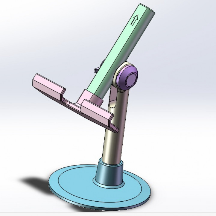 3D Printable Adjustable Tablet Stand by MING