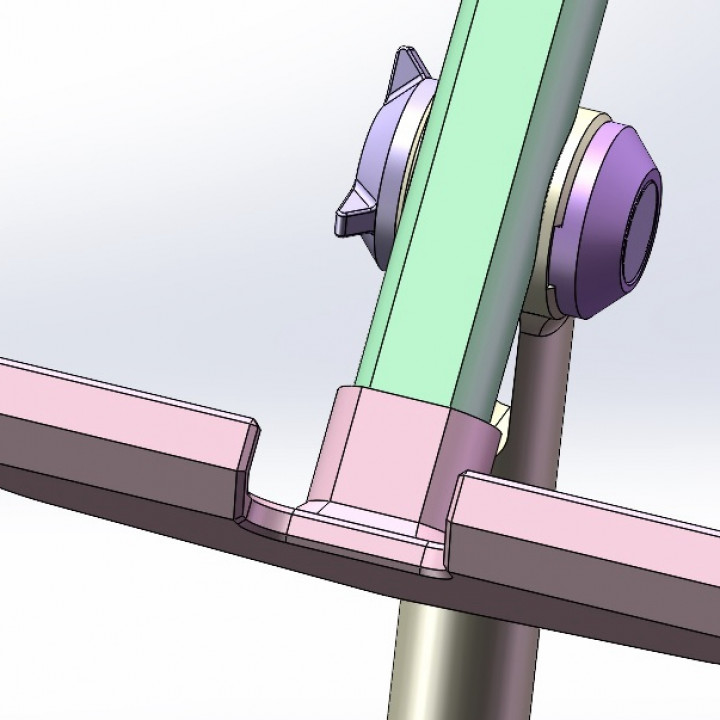 3D Printable Adjustable Tablet Stand by MING