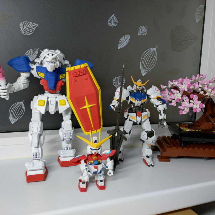 3D Print of Project CG-78-2 Assault Mech with Double Gatling Weapon and ...