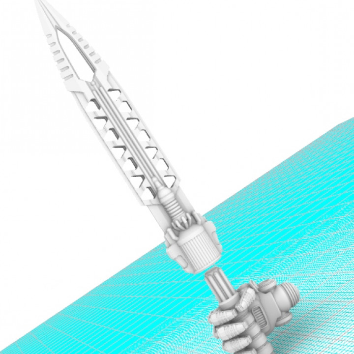 3D Printable Project CG-78-2 Assault Mech with Double Gatling Weapon ...