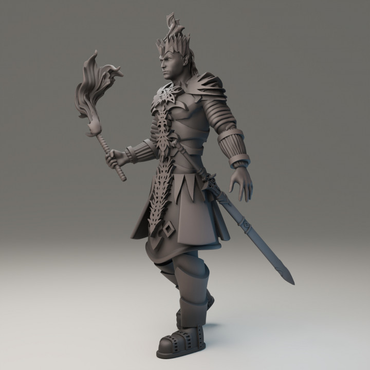3D Printable Elf, Bird and Fire - Sun Elves, Phoenix and Firebird ...