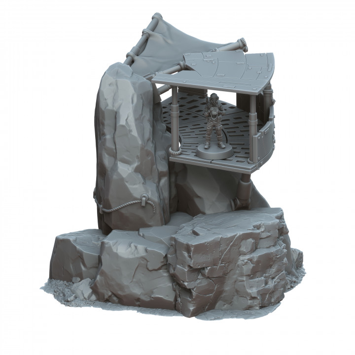 3D Printable Perimeter Guard Post by Multiverse