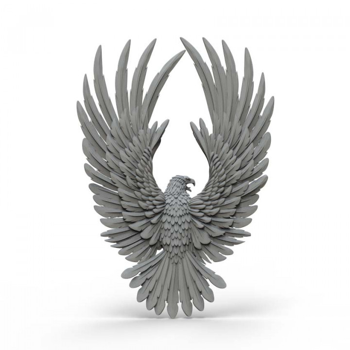 3D Printable eagle by Dmitry Tishchenkov