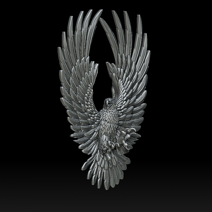 3D Printable eagle by Dmitry Tishchenkov
