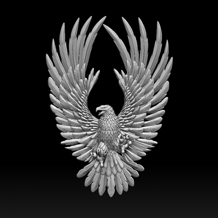 3D Printable eagle by Dmitry Tishchenkov