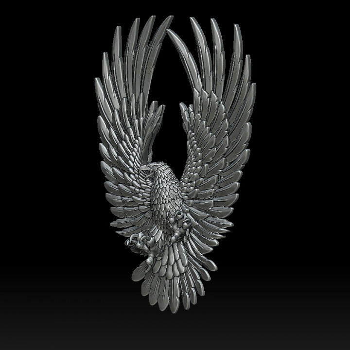 3D Printable eagle by Dmitry Tishchenkov