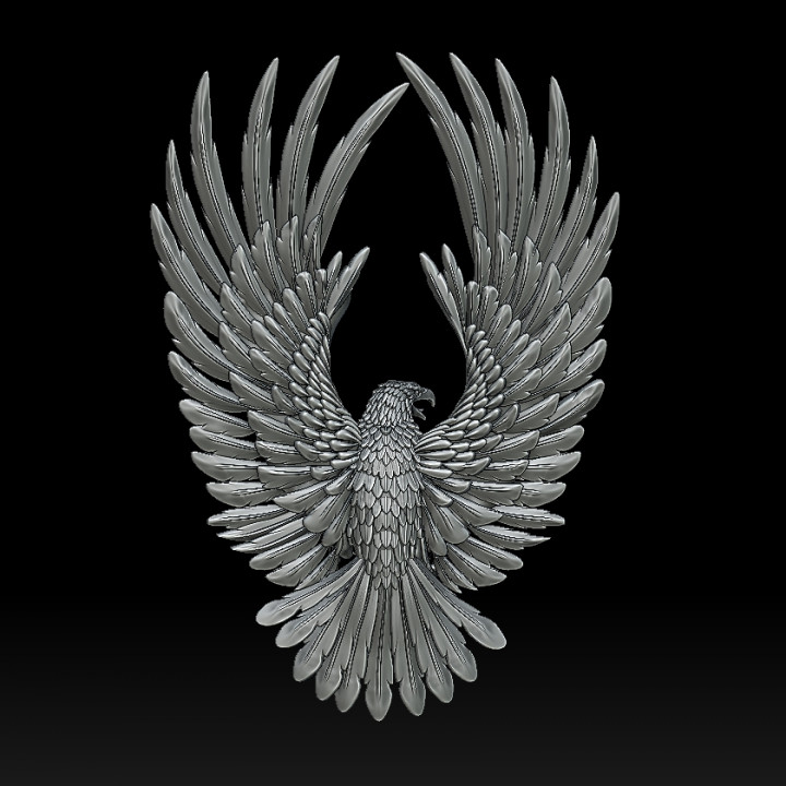 3D Printable eagle by Dmitry Tishchenkov