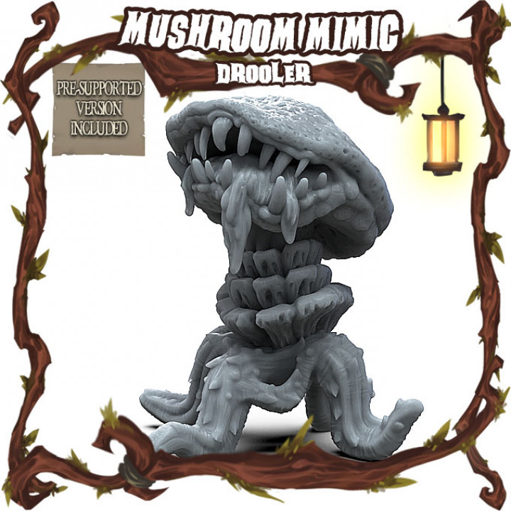 3D Printable Mushroom Mimic: Drooler by RocketPigGames