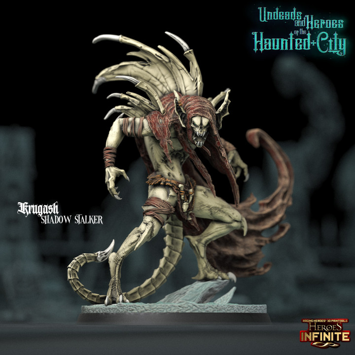 3D Printable Krugash Shadow Stalker by Heroes Infinite