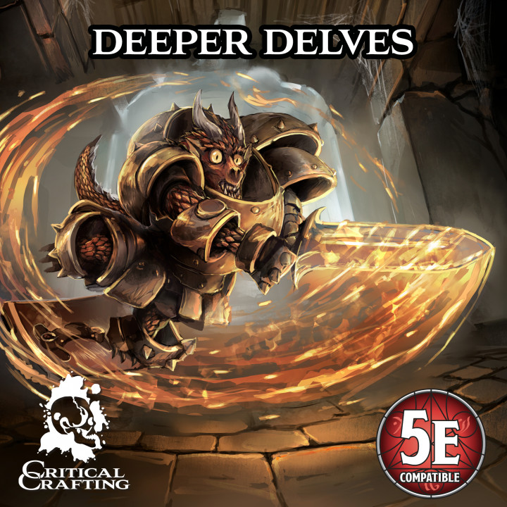 3D Printable Deeper Delves by Dillon Olney 3D Printable Deeper Delves by Dillon Olney