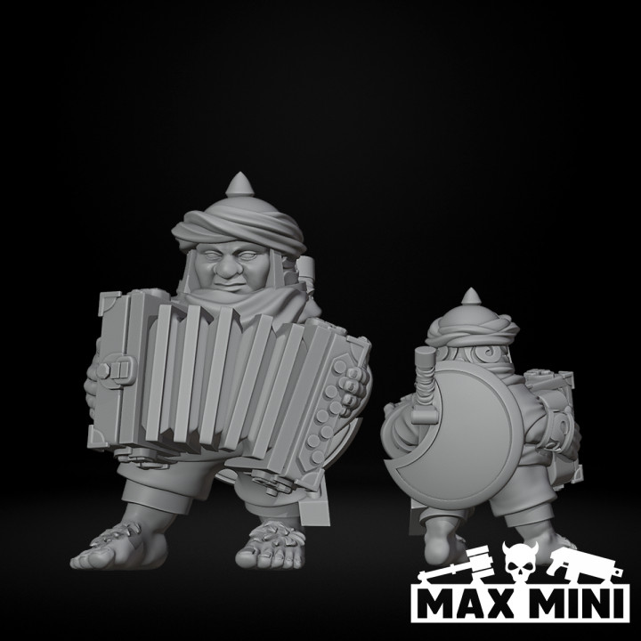 3D Printable Halfling Sand Raider Sword Command by Max Mini