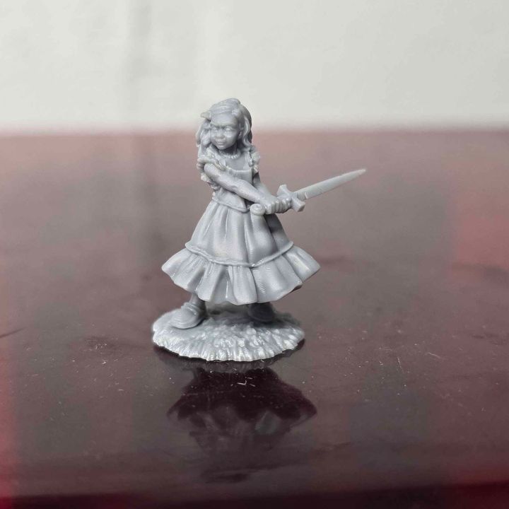 3D Printable Adorable Menace (Child Warrior) by Dillon Olney