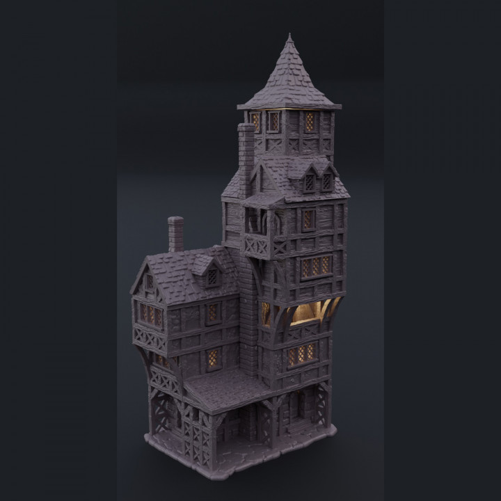 3D Printable Medieval Long Building - Tabletop Terrain - 28 MM by ...