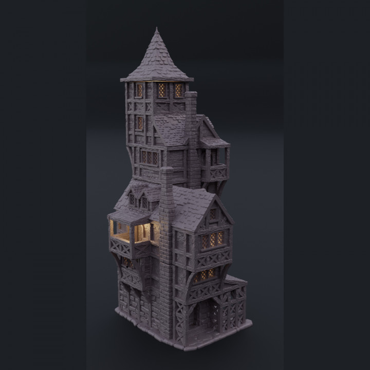 3D Printable Medieval Long Building - Tabletop Terrain - 28 MM by ...