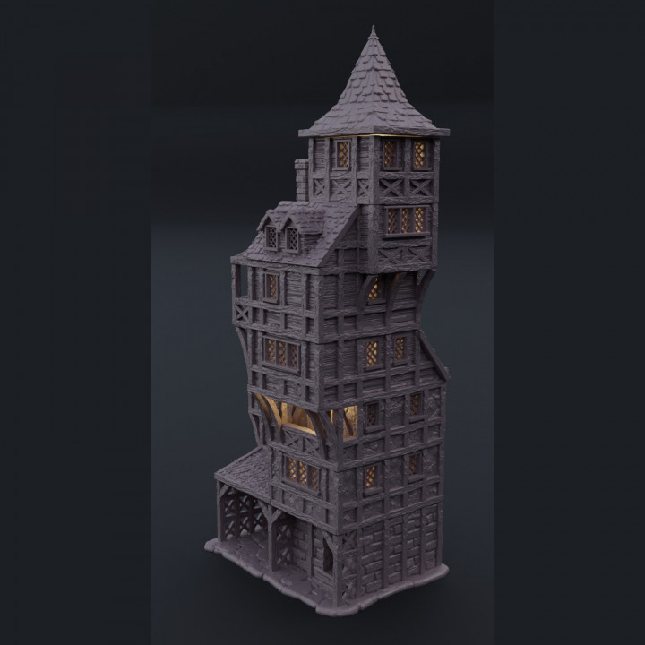 3D Printable Medieval Long Building - Tabletop Terrain - 28 MM by ...